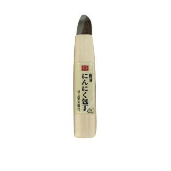 実を傷つけずに収穫できる!にんにく専用包丁。にんにく収穫時に根を切り落としたり、皮を剥いだりする包丁です。根の盤茎を切り取る際、R刃を根に当てると実を傷つけずに切り落すことができます。刃は白紙2号鋼を使用。切味、耐久性もよく研ぎやすいです。...