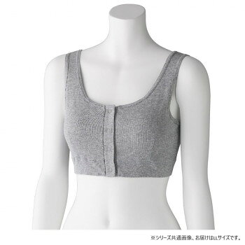 おすすめシアバター配合で、お肌しっとり。フロントホックで着替えらくらく。カップがずれにくい、ステッチ入りのハーフトップ。※カップは取り外し可能です。サイズLL個装サイズ：28.6×19.8×2.5cm重量個装重量：120g素材・材質綿100...