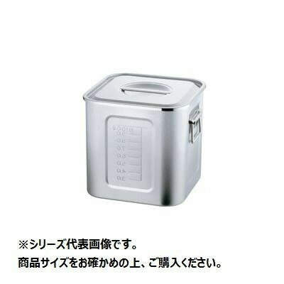 ステンレス製の角キッチンポット。目盛り付きで便利な角キッチンポットです。サイズ内寸:270×270、高さ:270mm個装サイズ：28.8×30.2×29.4cm重量個装重量：3000g仕様容量:18.0L一目盛:1.0L生産国日本ステンレス...