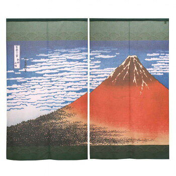 お店・お部屋のインテリアや、お土産・贈り物に!現代の日本でも愛される名画を、一枚ずつトリミングしのれんに再現しました。国産市松柄レースに、印刷技術で発色豊かに仕上げました。【市松柄レース】市松模様が入っている程よい透け感が特徴の生地です。柔...