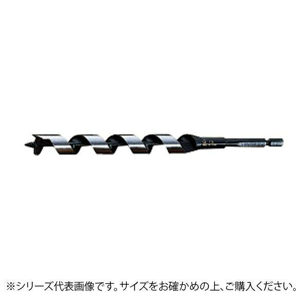 木材の貫通穴用柱の穴あけに最適。インパクトドライバー(12V以上)での使用は引き込みネジのピッチを細かくし、ネジ山を小さくすることにより抵抗を少なくしΦ21mmまでの穴あけ加工が可能です。サイズサイズ(D):18mm、全長(L):205mm...