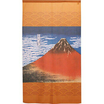お店・お部屋のインテリアや、お土産・贈り物に!現代の日本でも愛される名画を、一枚ずつトリミングしのれんに再現しました。国産市松柄レースに、印刷技術で発色豊かに仕上げました。【市松柄レース】市松模様が入っている程よい透け感が特徴の生地です。柔...