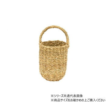 カジュアルなバスケットざっくりとした編み目がカジュアルなバスケットです。生活の様々なシーンに合わせてお使いいただけます。※水濡れや強く擦れた場合など、色落ちや色移りすることがあります。サイズΦ15×20cm個装サイズ：15×15×30cm重...