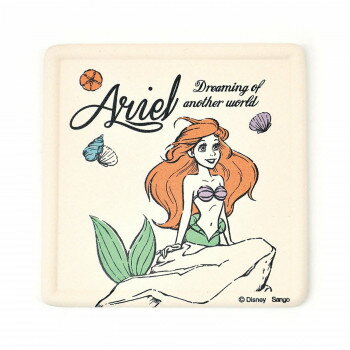 おすすめ映画「リトル・マーメイド」のアリエルがデザインされた吸水コースターです。※素焼きのため、水滴を吸収します。※冷たい飲み物を飲む時、グラスの結露がテーブルにつきません。※裏にコルクが貼り付けてあるので、テーブルを傷つける心配もありませ...