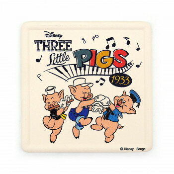 おすすめ映画「3匹の子ぶた」の子ぶた三兄弟がデザインされた吸水コースターです。※素焼きのため、水滴を吸収します。※冷たい飲み物を飲む時、グラスの結露がテーブルにつきません。※裏にコルクが貼り付けてあるので、テーブルを傷つける心配もありません...
