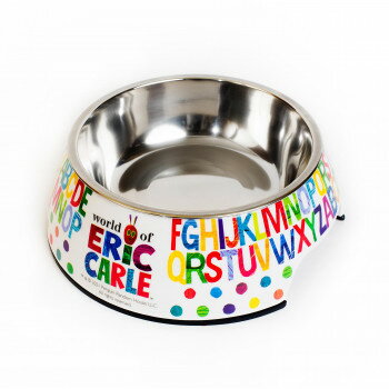 はらぺこあおむしのペット用フードボウルお手入れしやすいメラミン樹脂ボウルと、ステンレスボウルがセットになった、軽くて丈夫なダブルで使える食器です。外側ボウルと内側ボウル部分は取り外せるので洗うのも容易でお手入れが簡単に出来ます。ペットのフー...