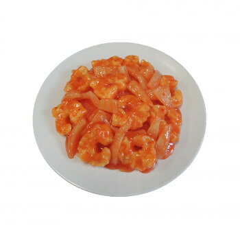 食品サンプルエビチリの食品サンプルです。サイズ縦22×横23×高さ6cm個装サイズ：24×24×5cm重量550g個装重量：550g素材・材質軟質塩化ビニール生産国日本fk094igrjs