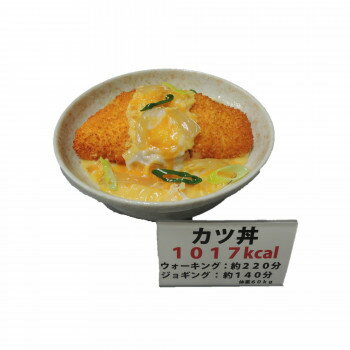 食品サンプルカロリー表示付きカツ丼の食品サンプルです。サイズ縦16×横16×高さ9cm個装サイズ：20×23×12cm重量730g個装重量：690g素材・材質軟質塩化ビニール生産国日本fk094igrjs