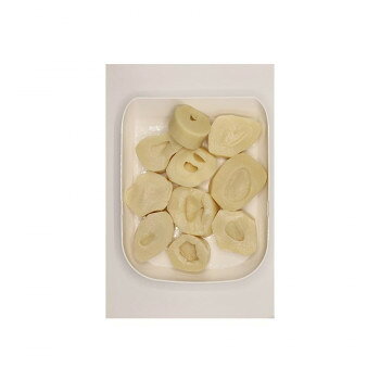 たけのこ缶歯ごたえ良く仕上げました。様々な料理に幅広くご利用いただけます。※たけのこの元部分を使用しており繊維が強い場合があります。内容量18Lサイズ厚さ1.5cm以上、高さ2〜4cm(1切あたり)個装サイズ：24×24×35cm重量11k...