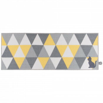 可愛いネコがモチーフのキッチンマット薄手のマットなので、お洗濯しやすく、お手入れがラクラクです。サイズ約45×120cm個装サイズ：41×48×64cm重量個装重量：295g素材・材質ポリエステル100%仕様製法:プリント生産国中国fk09...