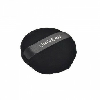 メイクアップパフメイクブラシのような仕上がり艶やかな肌に。大きめサイズで使いやすい。サイズ約φ80×t20mm個装サイズ：22×18×9cm重量個装重量：242g素材・材質生地:ポリエステル100%、リボン:ポリエステル、中芯:ウレタンフォ...