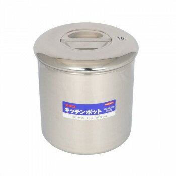 おすすめ内蓋式構造で蒸気が外に漏れにくいです。タレや調味料などの保存に最適です。蓋は引掛金具付きです。内側は計量に便利な目盛付きです。耐久性と耐食性に優れたステンレス製です。サイズ内寸:φ160×H160mm個装サイズ：19×18×18cm...