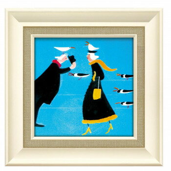 ジェニファーヴェルニー=フランクスの絵絵と額がセットになった商品です。サイズH23.5×W23.5×D1.8cm個装サイズ：24.0×24.0×3.0cm重量(約)400g個装重量：500g素材・材質樹脂フレーム仕様絵の表面:特殊ゲル加工セ...
