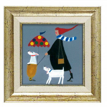 ジェニファーヴェルニー=フランクスの絵絵と額がセットになった商品です。サイズH23.5×W23.5×D1.8cm個装サイズ：24.0×24.0×3.0cm重量(約)400g個装重量：500g素材・材質樹脂フレーム仕様絵の表面:特殊ゲル加工セ...