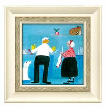 ジェニファーヴェルニー=フランクスの絵絵と額がセットになった商品です。サイズH23.5×W23.5×D1.8cm個装サイズ：24.0×24.0×3.0cm重量(約)400g個装重量：500g素材・材質樹脂フレーム仕様絵の表面:特殊ゲル加工セ...