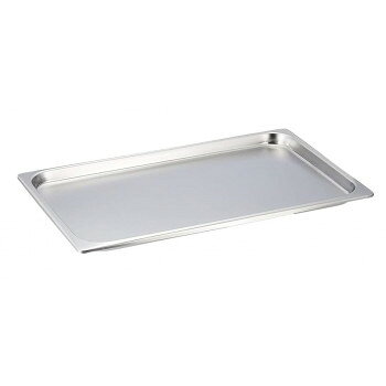 おすすめスチームコンベクション用としても最適です。サイズ530×325×25mm、板厚:0.8mm個装サイズ：53×33×6cm重量1000g個装重量：998g素材・材質本体:SUS304仕様内容量:3.5L食洗機:可生産国日本fk094i...