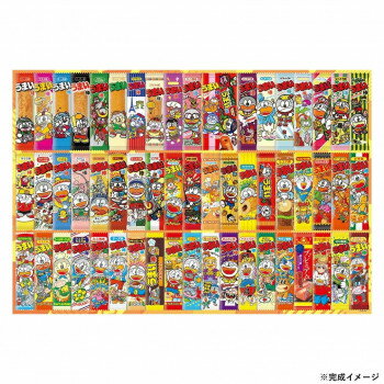 お馴染みのお菓子がパズルにお馴染みのお菓子がずらりと並んだ、楽しいジグソーパズルです。サイズ72×49cm個装サイズ：22×29×5cm重量個装重量：840g仕様ピース数:1000ピースパネルNo.101(C)やおきん生産国日本fk094i...