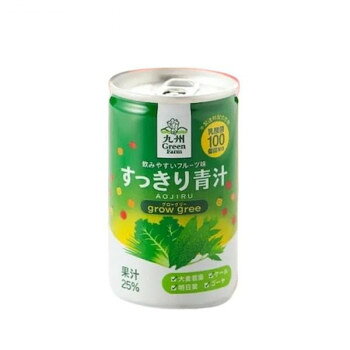 フルーツ感たっぷり毎日、手軽においしく青汁を飲んでいただけるように、九州産の大麦若葉を使用した青汁を、飲みやすいフルーツジュースにしました。4種類の九州産野菜と乳酸菌100億個が配合された青汁に、4種類の果汁をプラスして飲みやすくしました。...