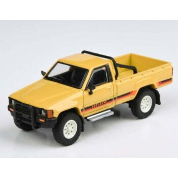 トヨタハイラックス模型PARAGONのトヨタハイラックスシングルキャブ1984イエローLHD模型です。サイズ個装サイズ：5.5×12.0×4.5cm重量個装重量：110g素材・材質ダイキャスト他仕様スケール:1/64生産国中国fk094igrjs