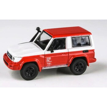 トヨタランドグルーザー模型PARAGONのトヨタランドグルーザー71・14SWBレッド/ホワイト模型です。サイズ個装サイズ：5.5×12.0×4.5cm重量個装重量：110g素材・材質ダイキャスト他仕様スケール:1/64生産国中国fk094...