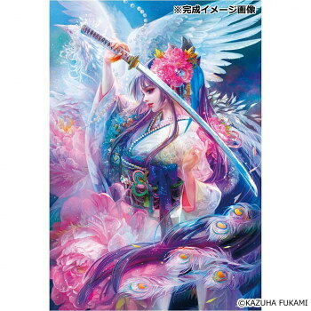 優雅な和風ファンタジー神聖なる鳳凰が羽ばたき幻想的で優雅な和風ファンタジーの世界を描いたジグソーパズルです。サイズ38×26cm個装サイズ：22×29×5cm重量個装重量：840g仕様ピース数:1000マイクロピース深泉万葉(C)KAZUH...