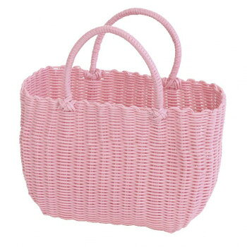 軽くてかわいいカゴバッグ♪PP(ポリプロピレン)素材なので水に濡れても安心♪出し入れがしやすく、小物の収納としてもお使いいただけます。※撮影状況、ご使用のモニターの設定により、色味が多少異なって見える場合がございます。予めご了承ください。サ...