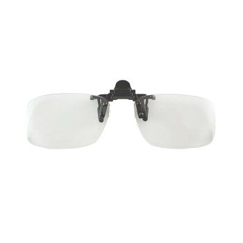 おすすめメガネに挟むだけで普通のメガネから老眼鏡になります。本を読む時や細かな作業時、携帯作業時等におすすめです。商品区分一般医療機器製造販売届出番号:18B3X10044100010サイズフロント幅:123mm、フロント高:45mm(クリ...