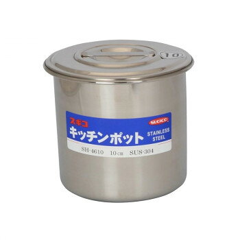 おすすめ耐久性と耐食性に優れたステンレス製です。蓋は引掛け金具付きで、蓋の置き場に困りません。内側は計量に便利な目盛付です。サイズΦ100×H100mm個装サイズ：13×12×11cm重量約200g個装重量：240g素材・材質SUS304仕...