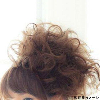 縦巻きをほぐしたカールで可愛さUP!自毛の団子にはめるだけのリング状ウィッグ。リッチでラグジュアリーなカールは縦巻きならでは!ふわっとほぐすと程よいカジュアル感もあってキュートな仕上がりに。【耐熱】耐熱温度180度、コテやカーラーで巻く場合...