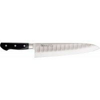 プロの理想の切れ味と使い易さを追求した造り。刃が頑丈で厚く重くなっています。ハンドルには耐腐触性に優れた黒積層強化木を使用しています。サイズ個装サイズ：43×7×3cm重量個装重量：525g素材・材質刀身:モリブデン・バナジウム鋼ハンドル:...