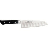 プロの理想の切れ味と使い易さを追求した造り。一般的に使用頻度が高い包丁です。ハンドルには耐腐触性に優れた黒積層強化木を使用しています。サイズ個装サイズ：33×7×2cm重量個装重量：255g素材・材質刀身:モリブデン・バナジウム鋼ハンドル:...