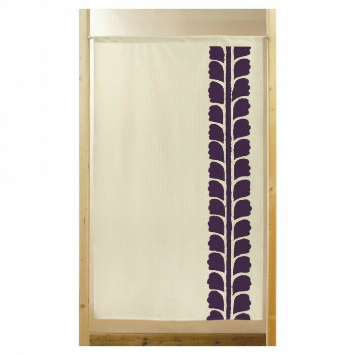 お店・お部屋のインテリアや、お土産・贈り物に!市松模様が入っている程よい透け感が特徴の生地です。軽くて柔らかく、圧迫感が少ないのれんに仕上がります。ハサミで切ってもほつれないカットラインが真ん中にありますので、お好みで切ってご利用ください。...