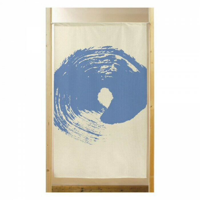 お店・お部屋のインテリアや、お土産・贈り物に!市松模様が入っている程よい透け感が特徴の生地です。軽くて柔らかく、圧迫感が少ないのれんに仕上がります。ハサミで切ってもほつれないカットラインが真ん中にありますので、お好みで切ってご利用ください。...