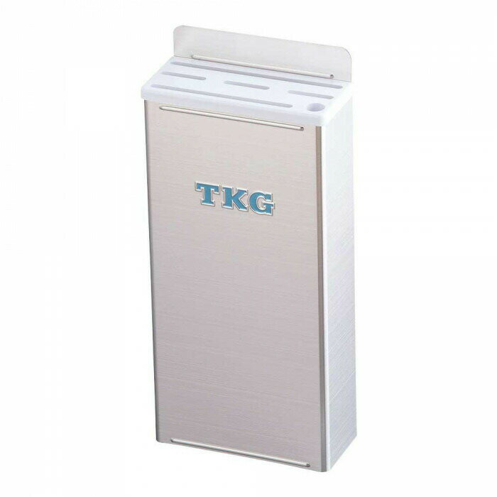 HACCPを考えた新しいナイフラックです。衛生面に優れたナイフラックです。背面には引掛け用の穴が付いています。底板がなく蓋も簡単に取り外しができるので洗浄がラクラク。サイズ152×65×H315mm(全高340)個装サイズ：17×8×34c...