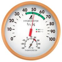 健康管理・省エネに役立ちます。温度と湿度の測定に使用する温湿度計です。健康管理や省エネに役立ちます。湿度を大きく表示し、適温・適湿ゾーンには色を付けました。サイズ156×156×30mm個装サイズ：23×18×4cm重量140g個装重量：1...