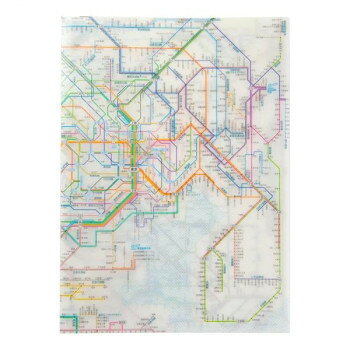 おすすめ東京近郊のJR・私鉄・地下鉄・モノレールを含む鉄道路線図を掲載した見開きタイプのクリアファイルです。書類がたくさん入るA3ダブルポケットです。内側の両面にポケットがあることから見開きでA3サイズの書類も収納可能です。紙ではないのでへ...