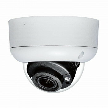 おすすめレコーダーから同軸ケーブル1本(5CFB規格、最大300m延長対応)で電源供給と映像伝送が可能な、防水IP66対応屋外設置カメラです。水平視野角約108度〜32度、2.7〜13.5mmのオートフォーカス電動レンズ搭載で広範囲から近距...