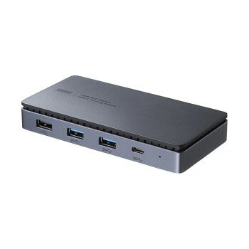 おすすめUSB Type-Cケーブル1本でディスプレイ最大2台へ映像出力ができる、HDMI映像出力端子を2ポート搭載したコンパクトなUSB Type-Cドッキングステーションです。HDMIを使用したディスプレイ1台出力時は最大4K(3840...