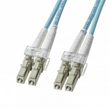 おすすめ10GBASE-SR/SW規格伝送に対応する10ギガビット高速通信が可能なOM3仕様準拠の光ファイバーケーブルです。データーセンターなどにおいて10GBASE-Sの長距離通信(最長300m)を行う場合に最適です。広帯域で高い周波数の...