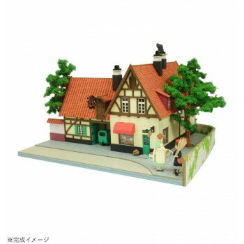 おすすめ魔女の宅急便に登場する、グーチョキパン店のミニチュアペーパークラフトです。カッターナイフ、ピンセット、接着剤、定規、カッターマット、カラーペンなど、小学生の工作セット程の道具で作れます。【組立の際、あると便利なもの】つまようじ:小さ...