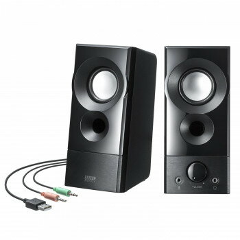 おすすめ電源をUSBポートから供給するUSB給電方式のスピーカーです。AC電源を必要としないのですっきりと配線でき、簡単に設置できます。音源出力は3.5mmステレオミニジャック接続でパソコンやテレビなどの音声端子につなぐだけで音楽を楽しめま...