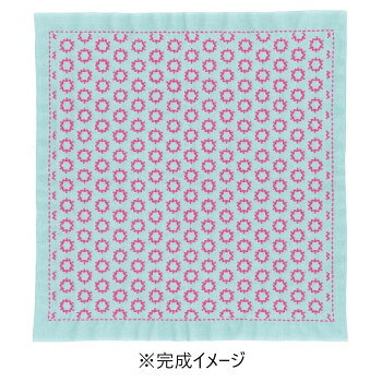 花ふきんに刺し子ができる刺し子キット!布に図案がプリントされているので、簡単に刺繍できます。サイズ個装サイズ：30×20×1cm重量個装重量：57g仕様初級生産国日本fk094igrjs