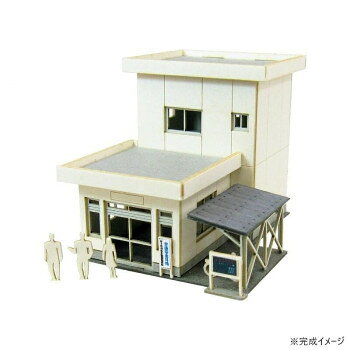 おすすめ街中にありそうな交番のキットです。駐輪場、自転車、立て看板が付いています。おまけで掲示板、看板と人形3体が付いています。※みにちゅあーとキットはキット商品です。完成品ではございません。サイズW32×D41×H33mm個装サイズ：18...