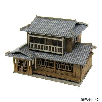 おすすめ立派な日本の民家のキットです。入母屋造りの堂々たる日本建築。小さくなってもギュっと詰まった雰囲気のある民家です。※みにちゅあーとキットはキット商品です。完成品ではございません。サイズW50×D36×H34mm個装サイズ：18.0×1...
