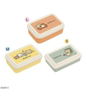 ランチにピッタリ!リラックマたちと楽しくランチタイム!3個セットの入れ子型ふわっとランチボックスです♪その日によって量を調整できるので、とっても便利ですよ。ふわっと盛れるドーム型のフタがうれしい♪入れ子式なので収納もコンパクトに。リラックマ...