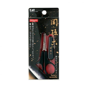 使いやすいセーフティハサミ短いムダ毛もお手入れしやすい刃先の厚みが薄いタイプセーフティハサミです。鼻毛のお手入れに適した先丸加工。サイズ86×47×8mm個装サイズ：1.3×6×14.2cm重量23g個装重量：23g素材・材質刃部:ステンレ...