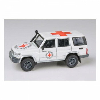 トヨタランドグルーザー模型PARAGONのトヨタランドグルーザーLC76・2014国際赤十字LHD模型です。サイズ個装サイズ：5.5×12.0×4.5cm重量個装重量：110g素材・材質ダイキャスト他仕様スケール:1/64生産国中国fk09...