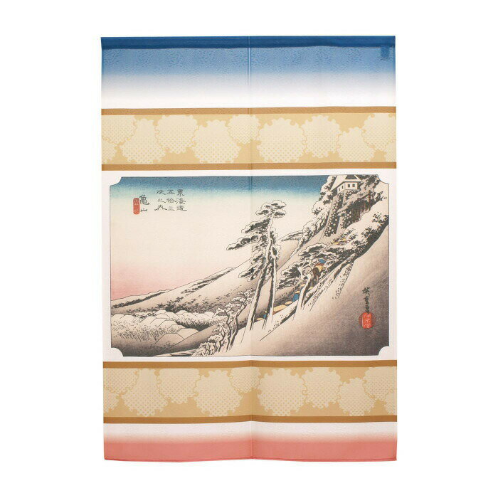 日本絵画の巨匠シリーズ。現代の日本でも愛される名画の数々を、一枚ずつトリミングしのれんに再現しました。お部屋のインテリアに、お土産物に、贈り物に、ぜひご活用ください。※モニターなどの環境により、色味が実際の商品と若干異なる場合がございます。...