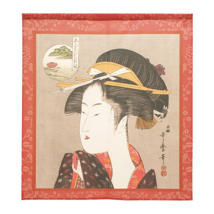 日本絵画の巨匠シリーズ。現代の日本でも愛される名画の数々を、一枚ずつトリミングしのれんに再現しました。お部屋のインテリアに、お土産物に、贈り物に、ぜひご活用ください。※モニターなどの環境により、色味が実際の商品と若干異なる場合がございます。...