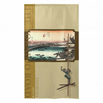 日本絵画の巨匠シリーズ。現代の日本でも愛される名画の数々を、一枚ずつトリミングしのれんに再現しました。お部屋のインテリアに、お土産物に、贈り物に、ぜひご活用ください。※モニターなどの環境により、色味が実際の商品と若干異なる場合がございます。...
